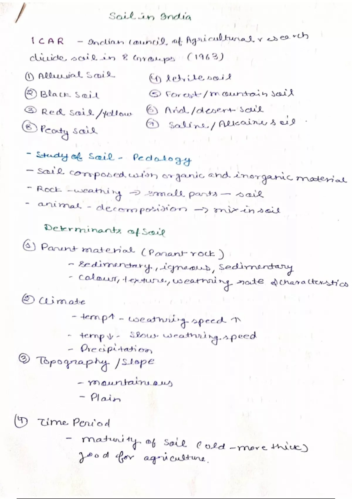 Soil classification in india - Basics and advance level geography ...