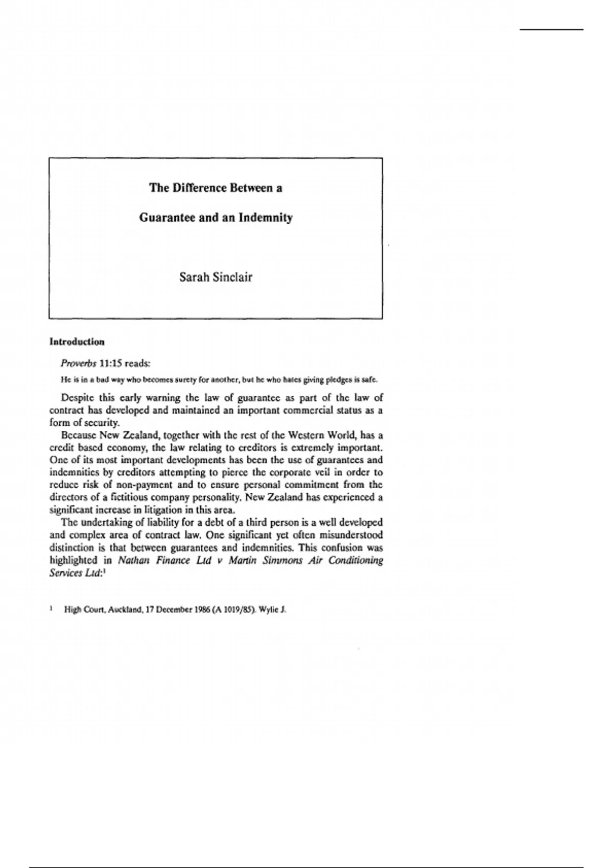 The Difference Between a Guarantee and an Indemnity - Difference ...