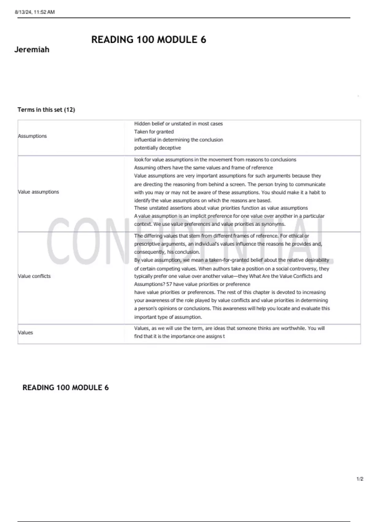 READING 100 MODULE 6 (PRAO) QUESTIONS WITH 100- CORRECT!!_.pdf - CGFO ...