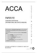 Latest ACCA P2 CORPORATE REPORTING Practice and Revision Kit (PDF) for ...