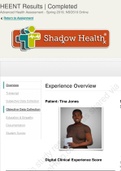 Tina Jones HEENT Interview | Completed | Shadow Health - NSG 516 ...
