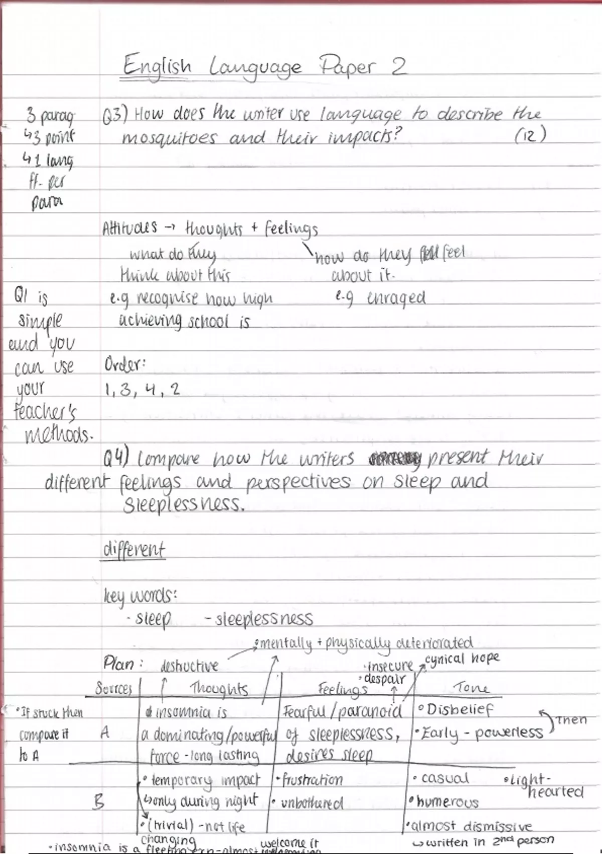 Summary GCSE AQA English Language Paper 2 notes - English - Stuvia UK