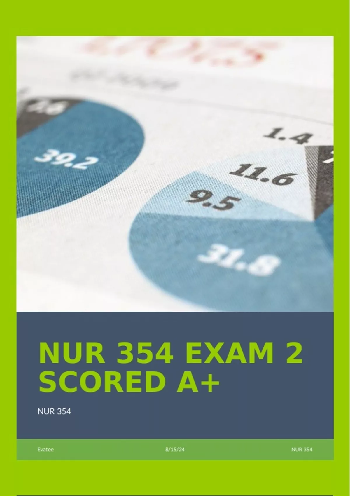 NUR 354 EXAM 2 (CH 24 - DIURETIC THERAPY AND DRUGS FOR KIDNEY FAILURE ...