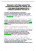 CON 2370 SIMPLIFIED ACQUISITION PROCEDURES EXAM ACTUAL EXAM QUESTIONS ...