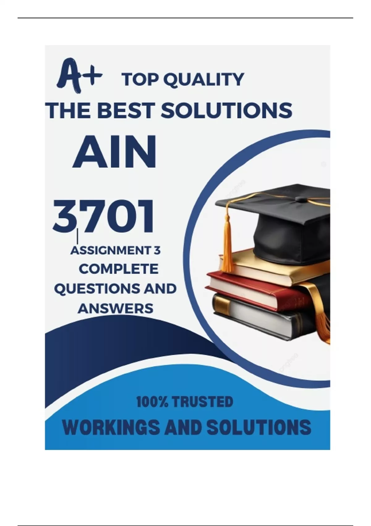 AIN3701 Assignment 3 COMPLETE ANSWERS) 2024 (592440)- DUE 10 September ...