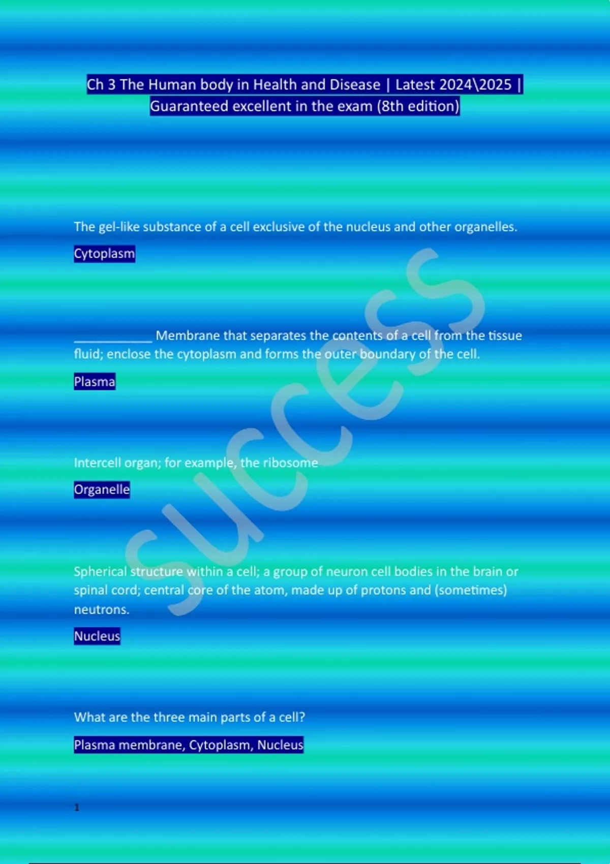 Ch 3 The Human body in Health and Disease | Latest | Guaranteed ...