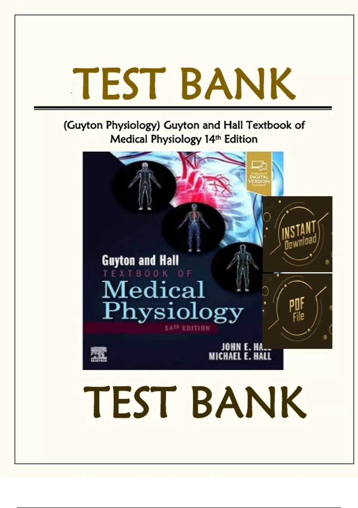 Test Bank Resources (Guyton Physiology) for Guyton and Hall Textbook of ...
