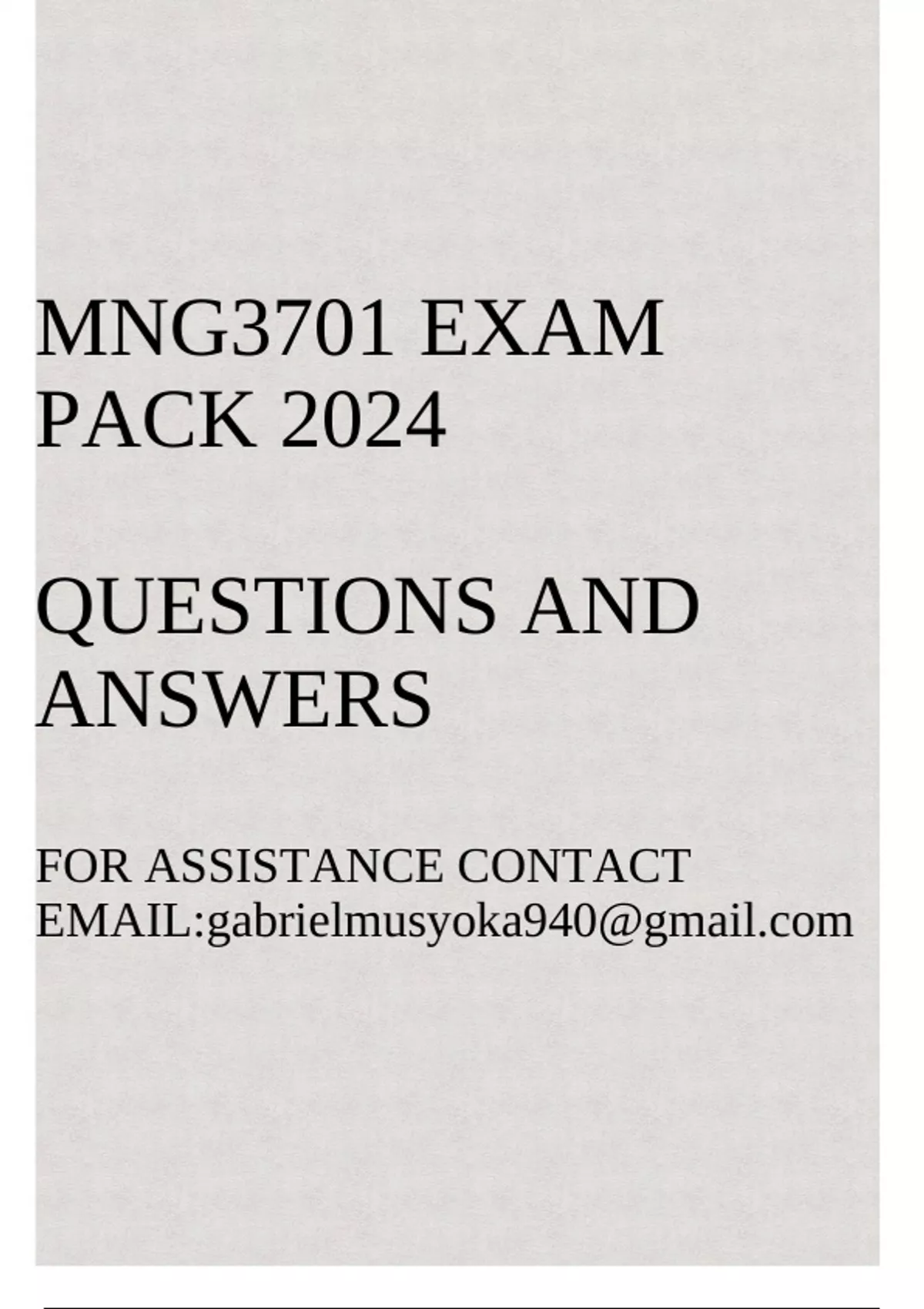 MNG3701 Exam pack 2024(Strategic Planning IIIA) Questions and answers ...