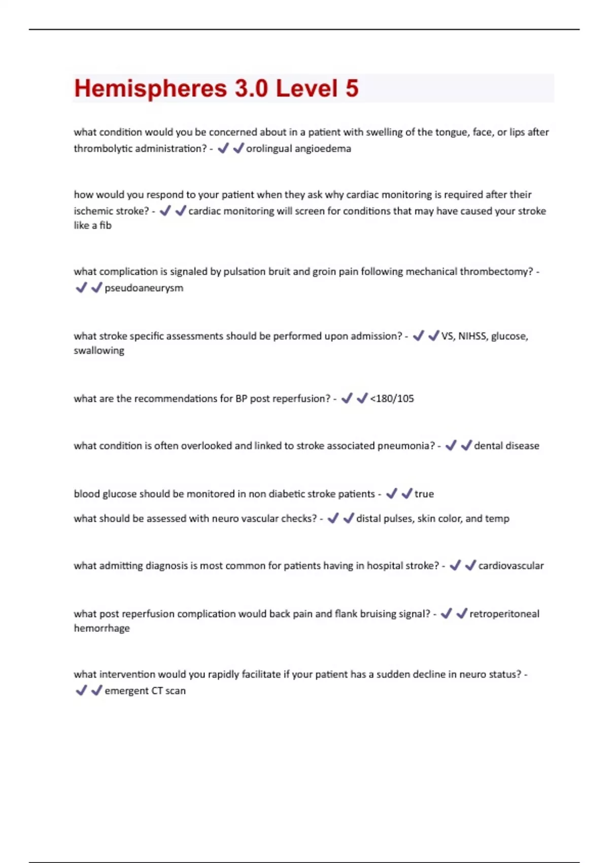 Hemispheres 3.0 Level 5 Questions And Answers With Verified Updates ...