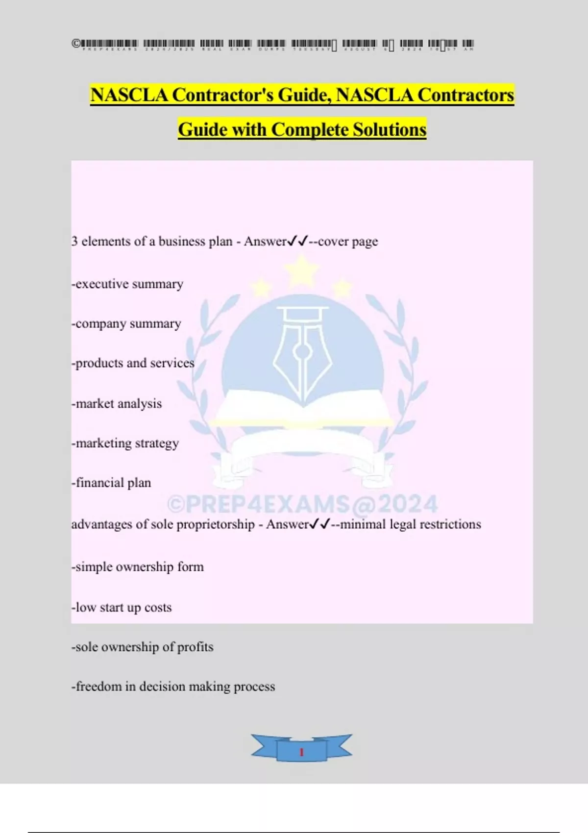 NASCLA Contractor's Guide, NASCLA Contractors Guide with Complete ...