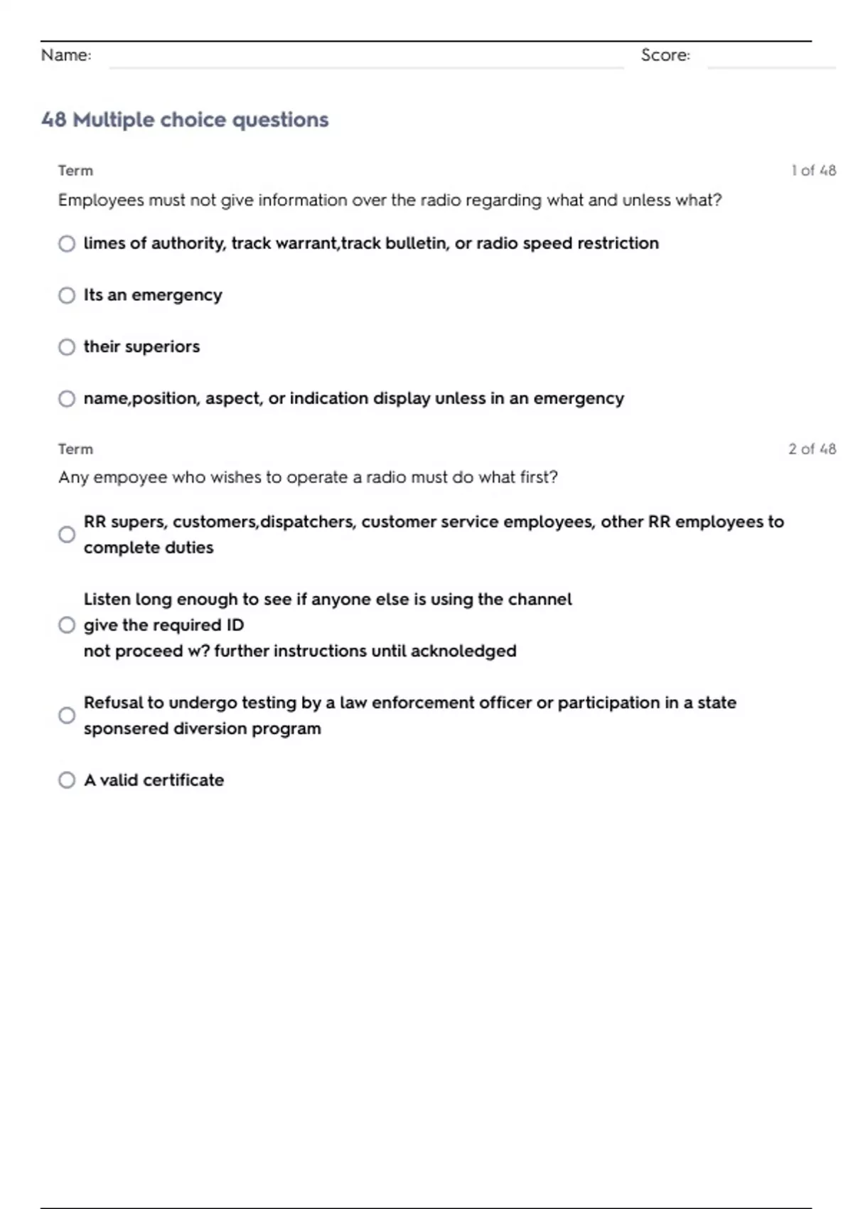 WATCO Week 2 Study Guide GCOR (1,2,4) Quizzes & Ans!! - ... - Stuvia US