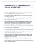SIPRNET Security Annual Refresher Training (1 hr.) (FOUO) Questions ...