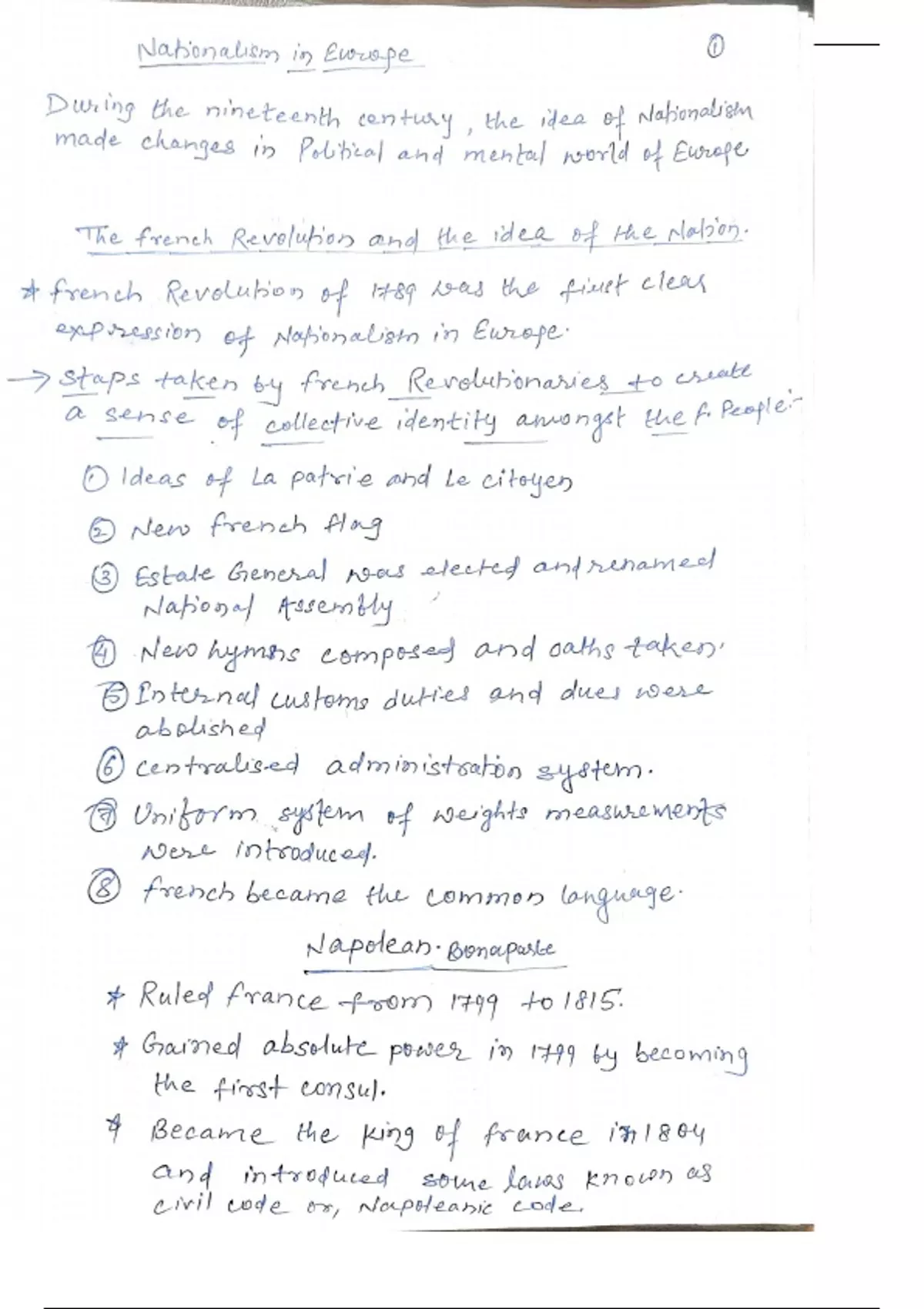 CBSE Class 10th History Chapter 1 Nationalism In Europe - Science ...