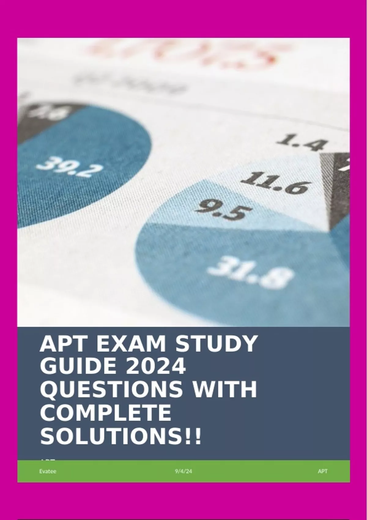 APT EXAM STUDY GUIDE 2024 QUESTIONS WITH COMPLETE SOLUTIONS!! - APT ...
