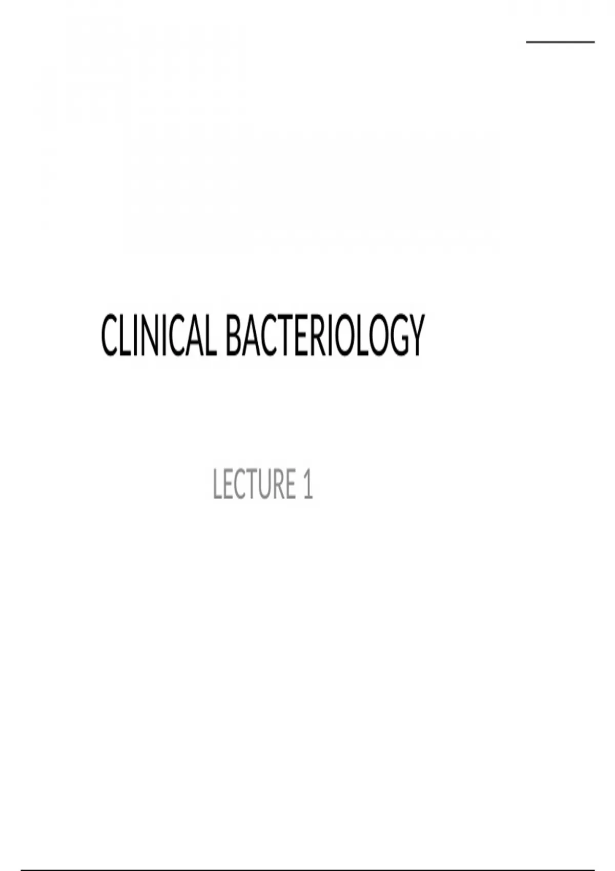 what is bacteria and its related study - Science - Stuvia US