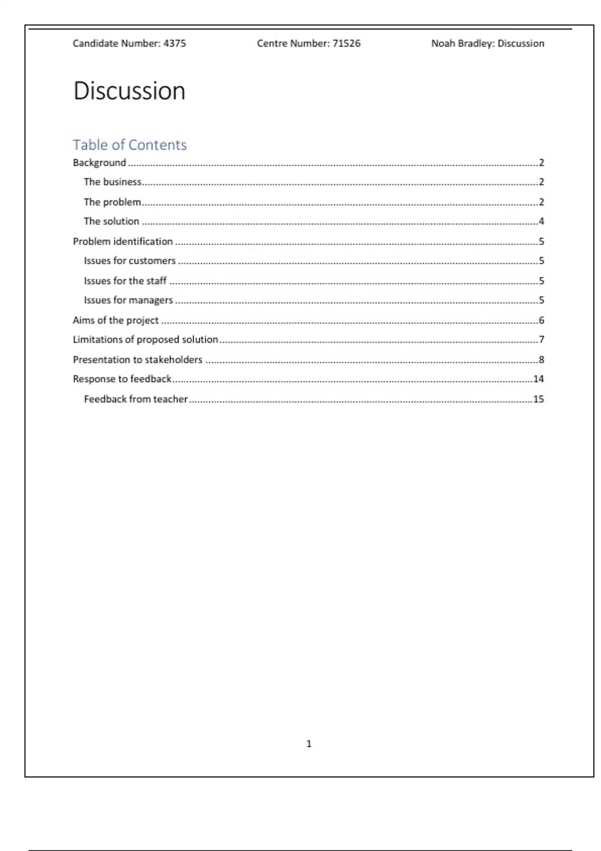 WJEC A-Level Computer Science A* Coursework Exemplar - Unit 5 ...