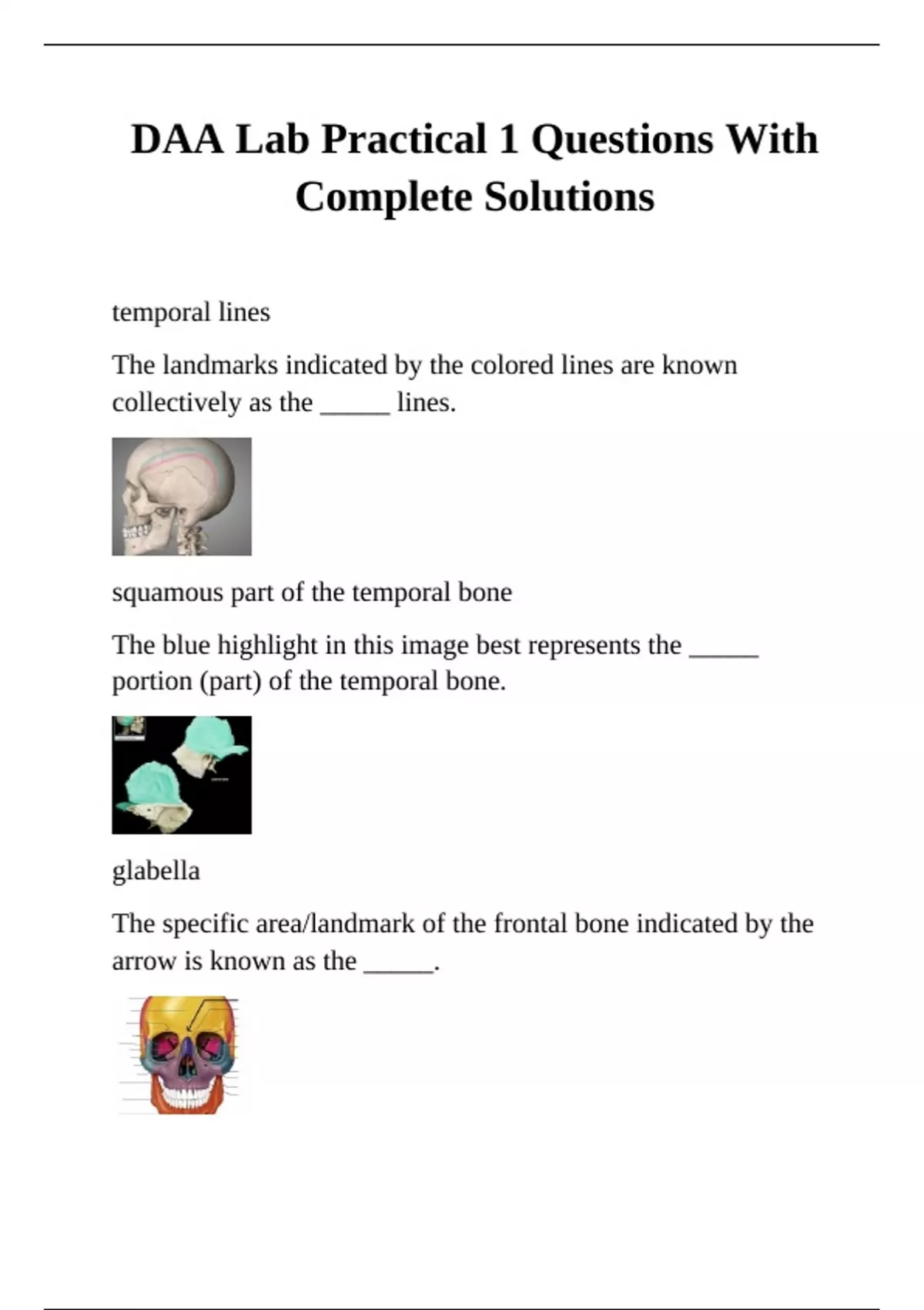DAA Lab Practical 1 Questions With Complete Solutions - DAA - Stuvia US
