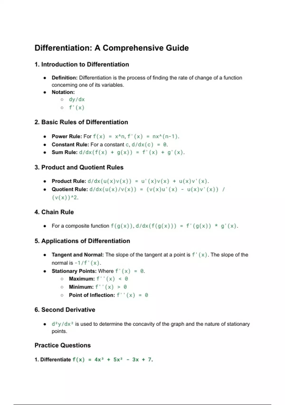 Comprehensive IGCSE Study Notes for Mathematics, Chemistry, Physics ...