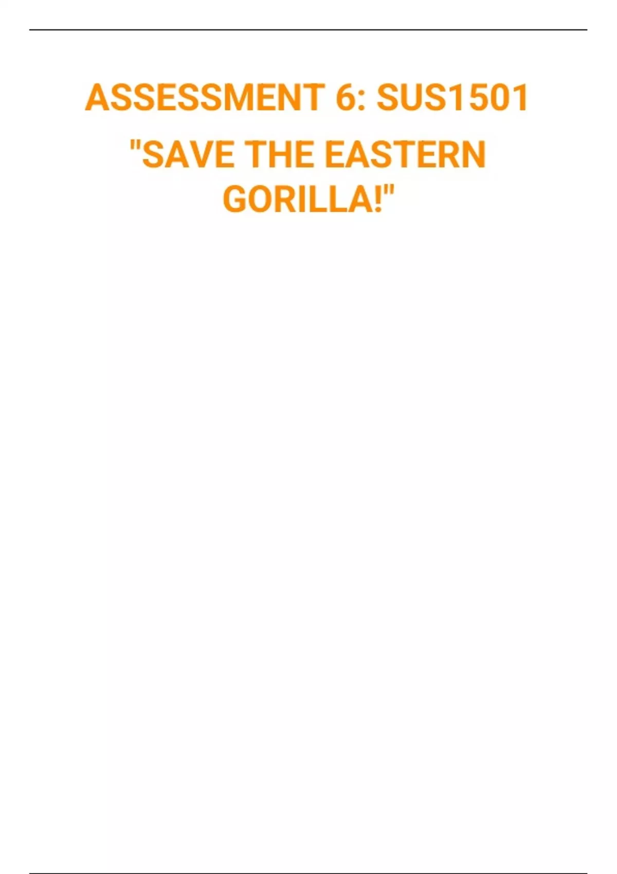 SUS1501 ASSESSMENT 6 SEMESTER 2 ANSWERS 2024 - Sustainability and Greed ...