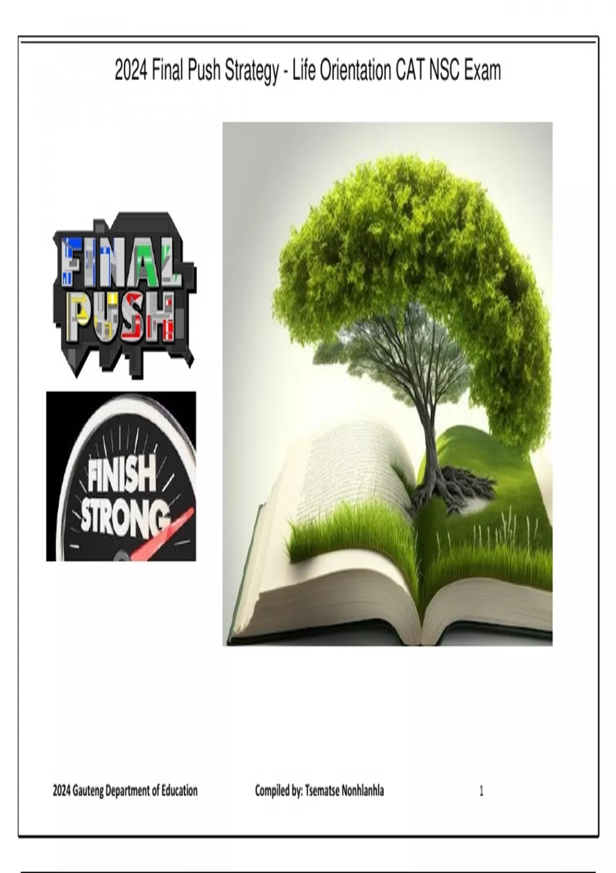 Grade 12 Life Orientation Last Push Strategy - Life Orientation - Stuvia SA