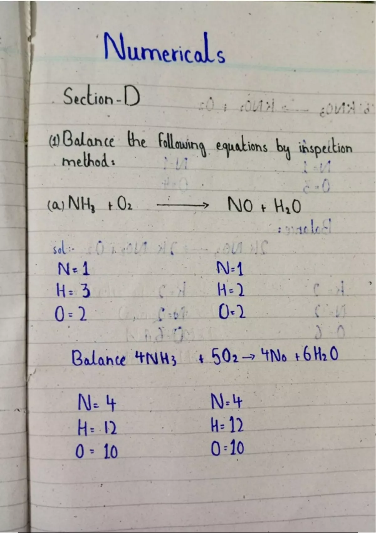 Chemistry Numericals work for 9th grade - English - Stuvia US
