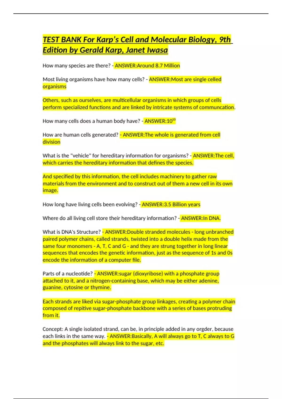 Karp’s Cell and Molecular Biology, 9th Edition by Gerald Karp, Janet Iwasa - Karp’s Cell and ...