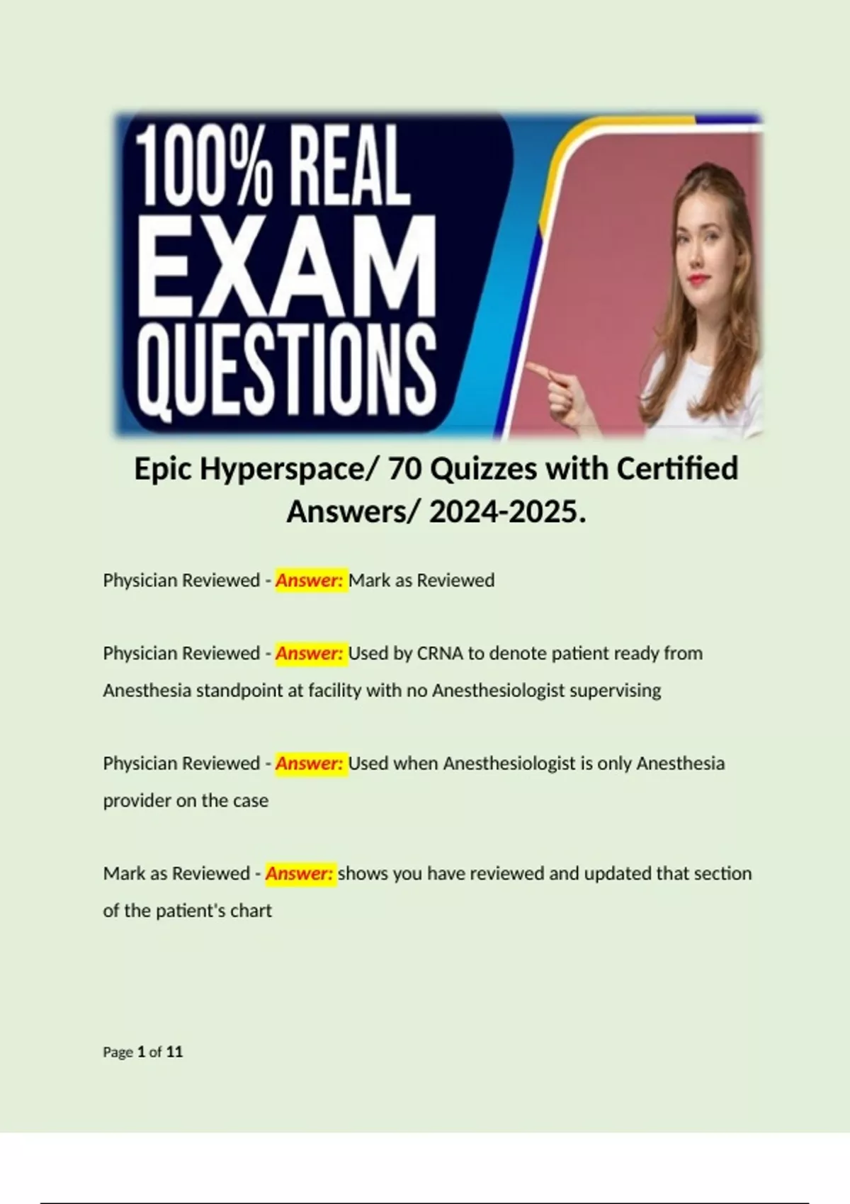 Epic Hyperspace/ 70 Quizzes with Certified Answers/ . - Epic Hyperspace ...