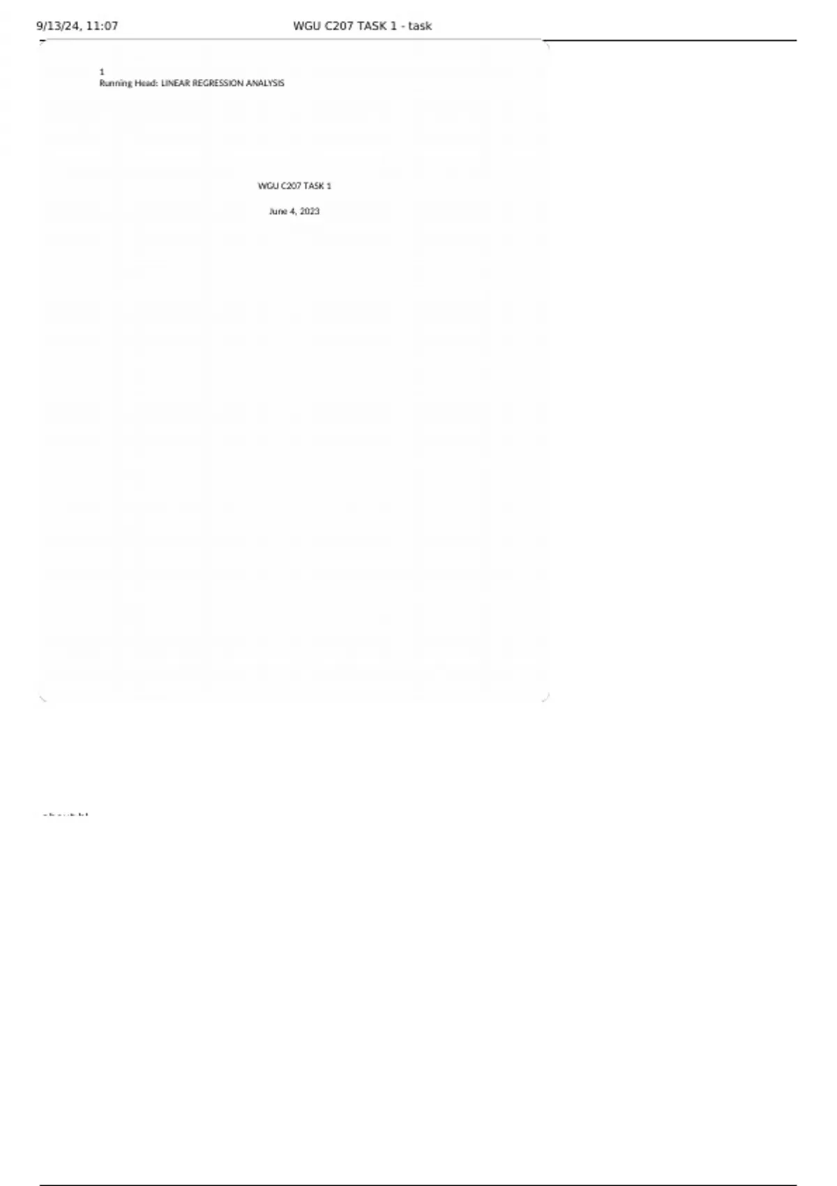 WGU C207 TASK 1 - task 1 - Data-Driven Decision Making - Stuvia US