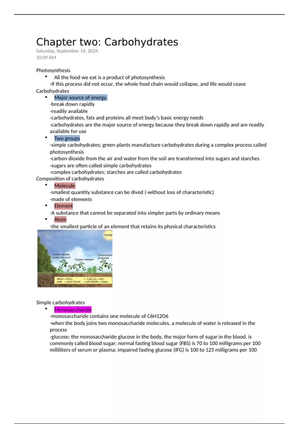 Lutz's Nutrition and Diet Therapy Chapter Two Carbohydrates - Sciences ...