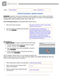 Gizmos Student Exploration Digestive System | Graded A+ - Gizmos ...