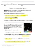 Gizmos Student Exploration: Star Spectra - SCIENCE 101 (SCIENCE101 ...