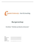 Burgerschap mbo-4 Portfolio-opdracht Politiek juridische dimensie ...