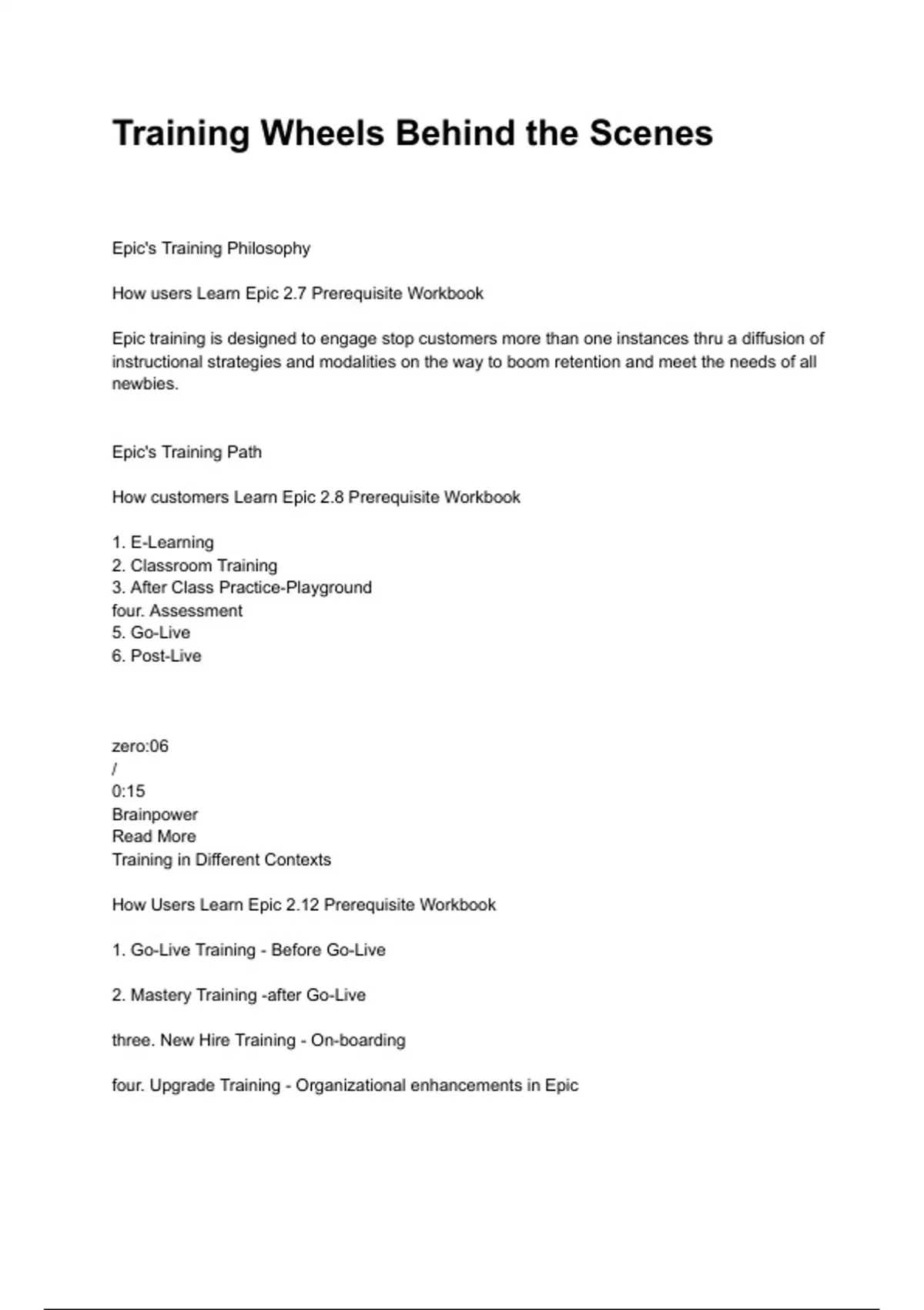 Training Wheels Behind the Scenes QUESTIONS AND ANSWERS RATED A+ 2024/2025 - TED 105 - Stuvia US