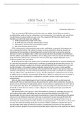C802 Task 1 - Task 1 Foundations in Healthcare Data Management (Western ...