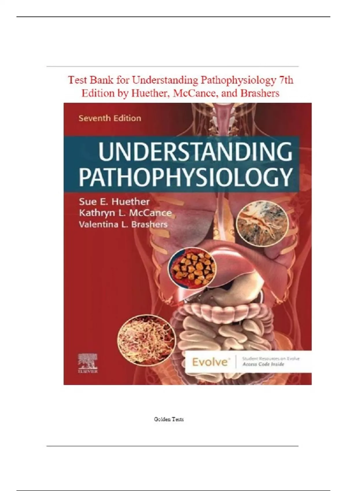 Test Bank for Understanding Pathophysiology 7th Edition by Huether ...