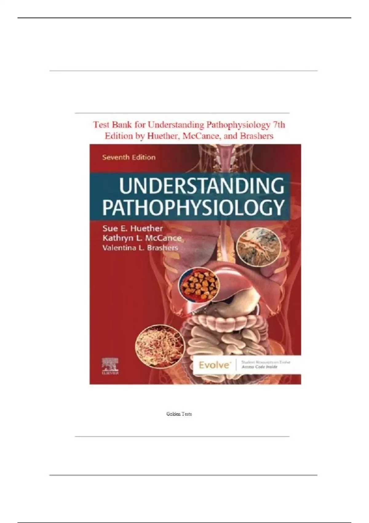 Test Bank for Understanding Pathophysiology 7th Edition by Huether ...
