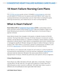 CONGESTIVE HEART FAILURE NURSING CARE PLANS - CONGESTIVE HEART FAILURE ...