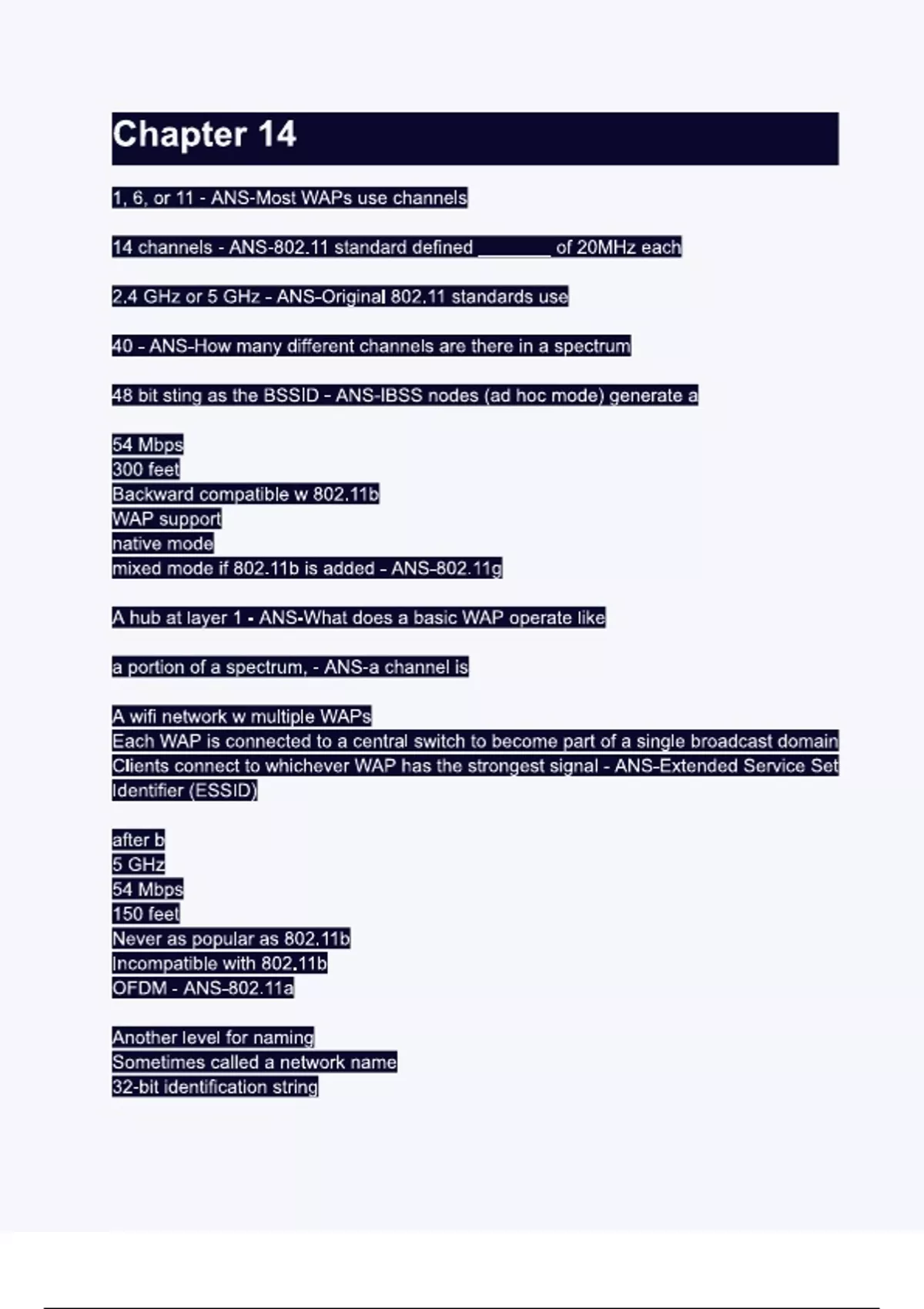 Chapter 14 Questions & 100% Verified Correct Answers with complete ...