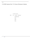 C216 MBA Capstone Task 2: T.K. Sensors Performance Evaluation - MBA ...