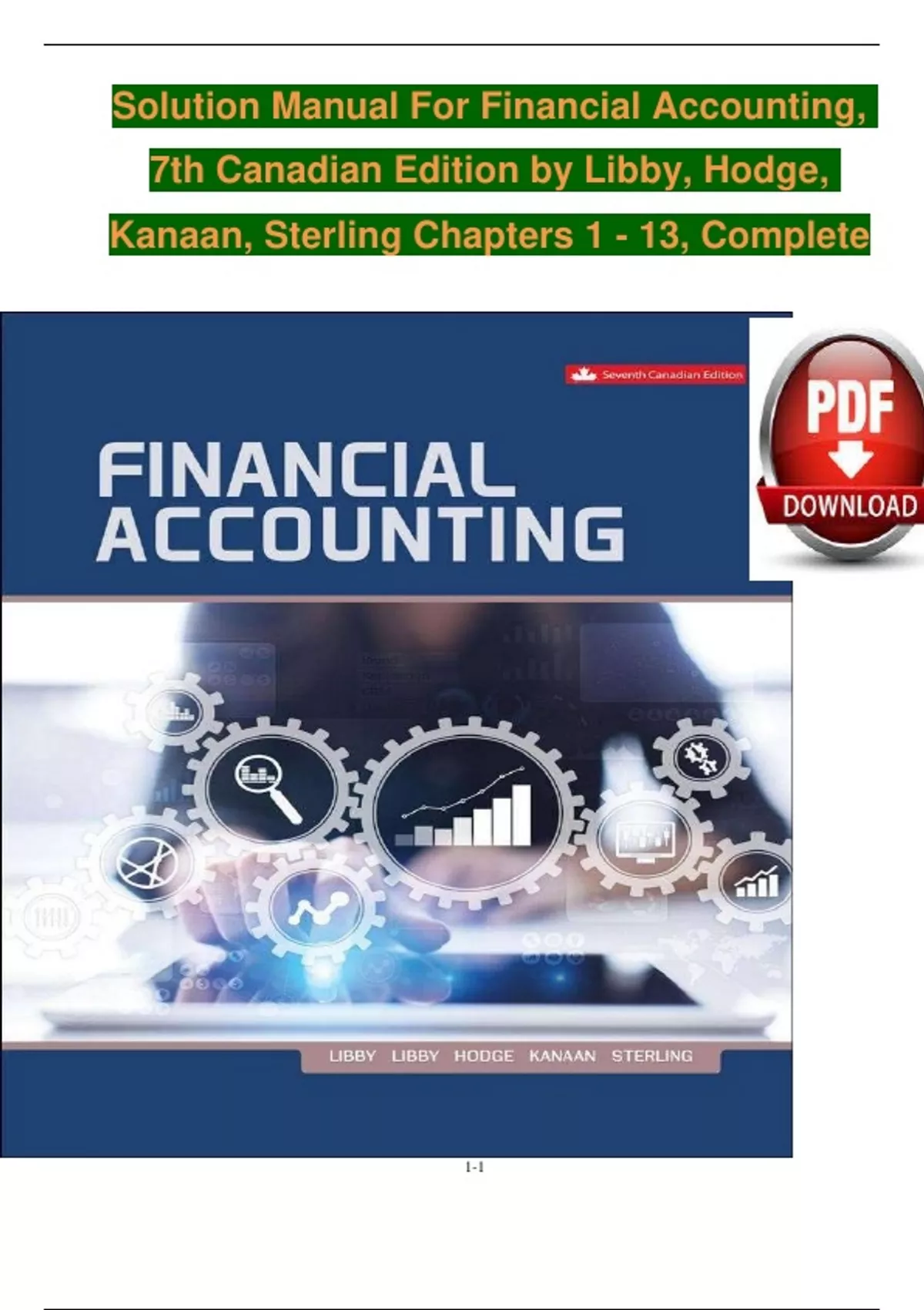 Solution Manual For Fundamentals of Financial Accounting, 7th International Edition by Fred ...