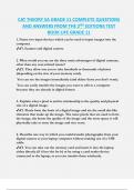 Grade 11 cat theory - Study guides, Study notes & Summaries - Stuvia SA