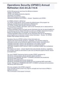Operations Security (OPSEC) Annual Refresher; EUC-ECJ6-110-N ...