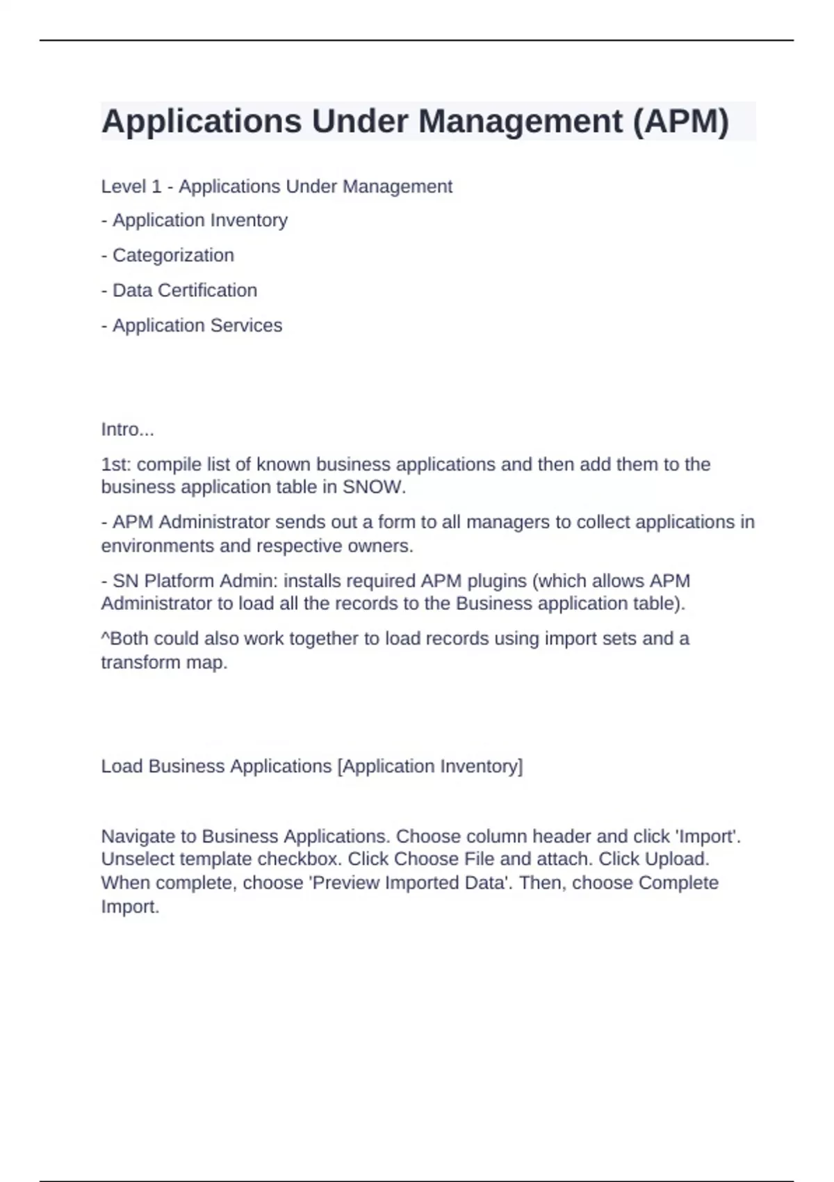 Applications Under Management Question And Answers 100 Correct 2024 2025 Apm Stuvia Us