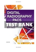 Digital Radiography and PACS 3rd Carter Test Bank |Complete Guide A+ ...