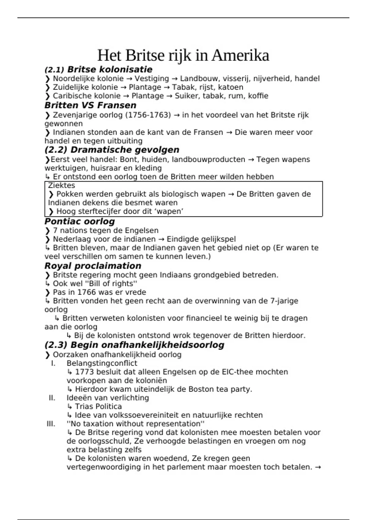 Geschiedenis HAVO 5 Britse rijk samenvatting - Geschiedenis - Stuvia NL