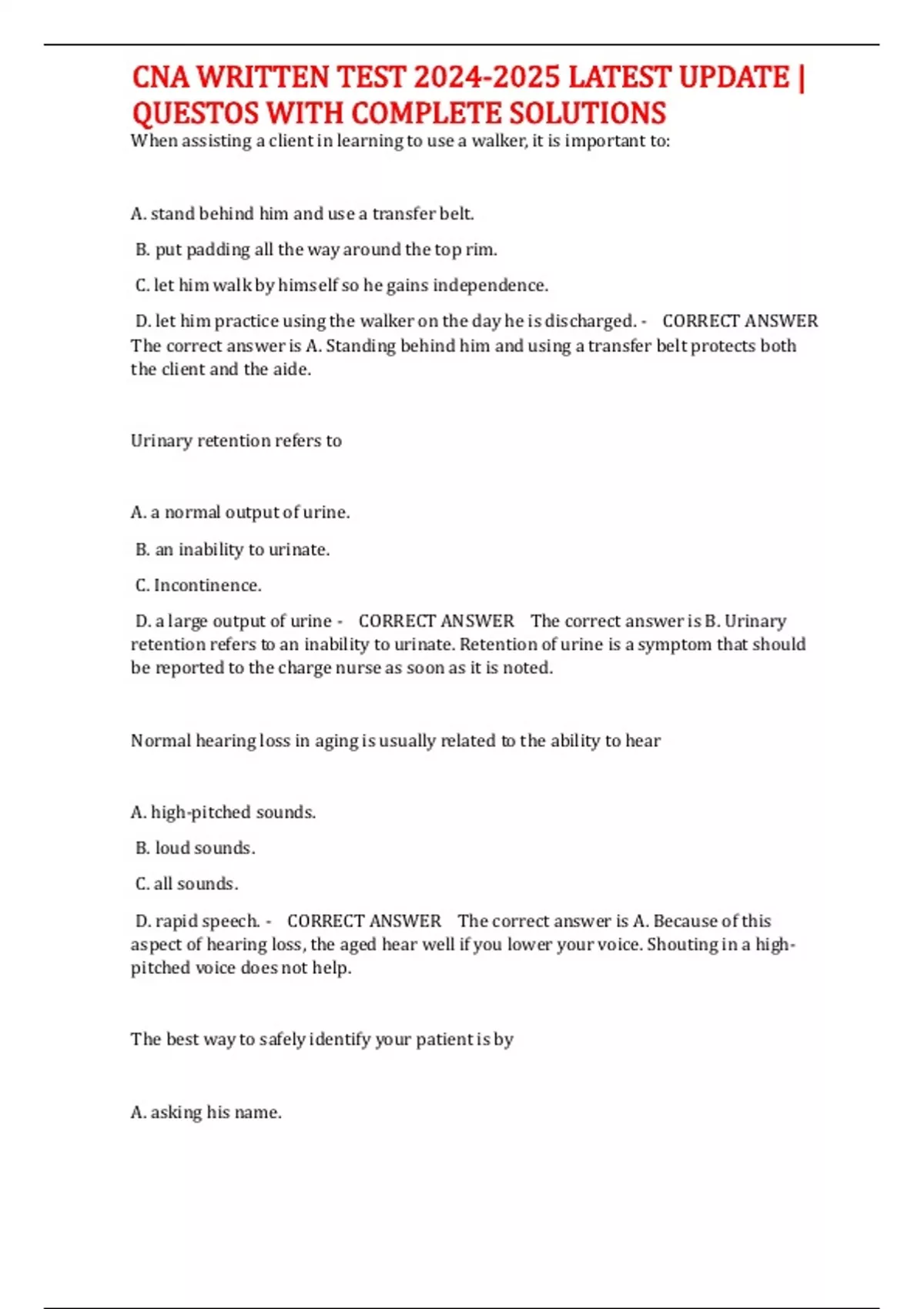 UPDATED CNA VALUE PACK| COMBINATION OF THE BEST MATERIALS| DOWNLOAD NOW ...