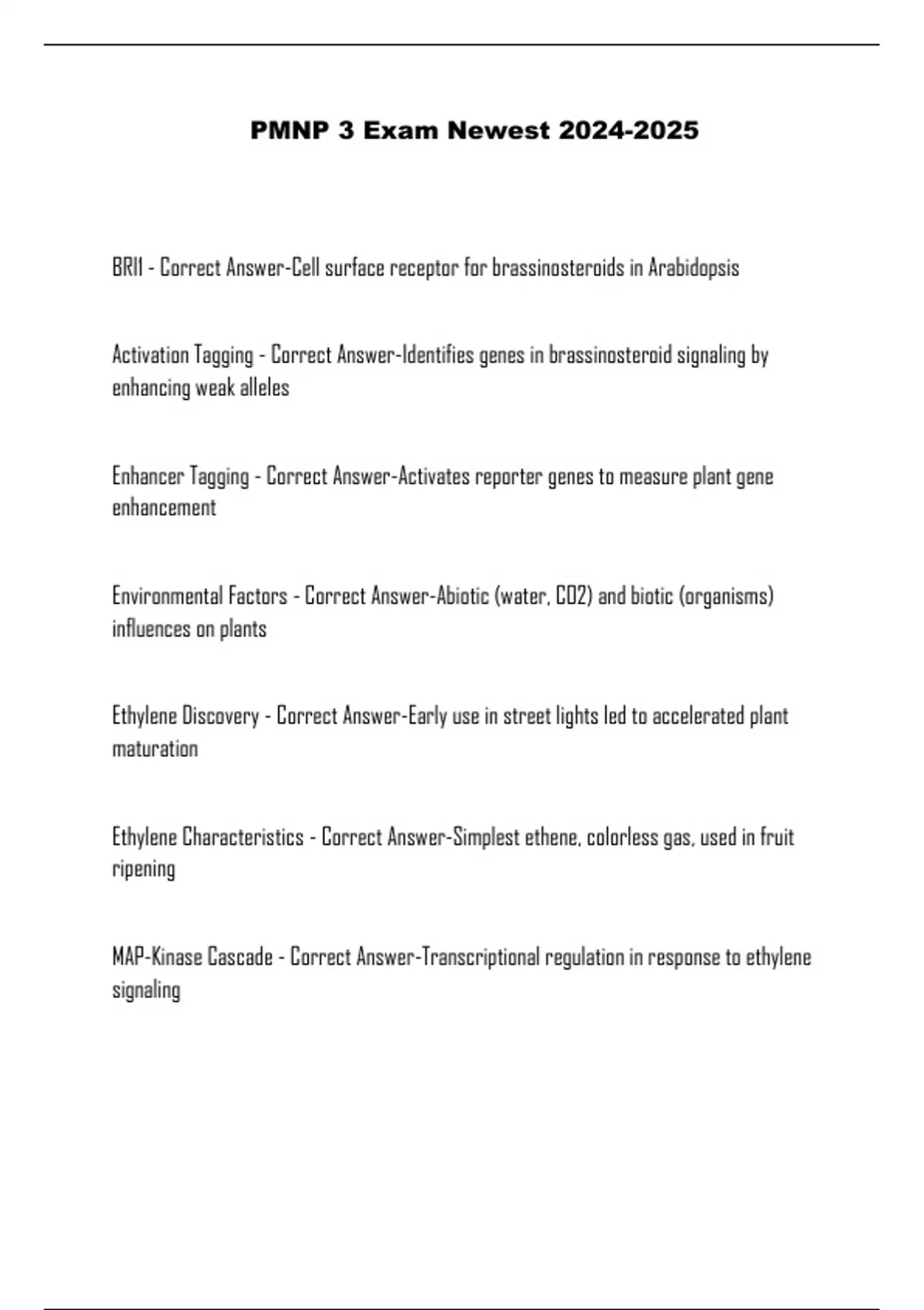 PMNP 3 Exam Newest - PMNP 3 - Stuvia US