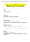 AST Practice Exam 1,2,3 and 4| 875 questions| answers with complete ...