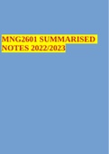 MNG2601 SUMMARISED NOTES 2022/2023 - MNG2601 - General Management ...
