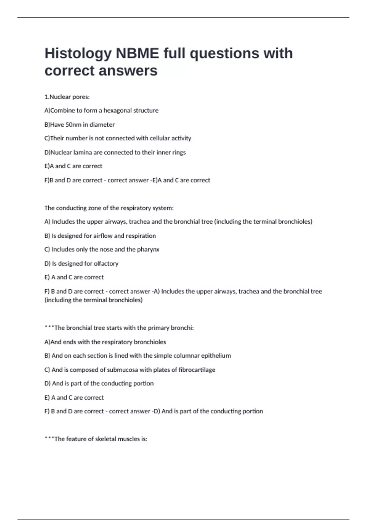 NBME STUDY PACK LATEST UPDATE - Stuvia US